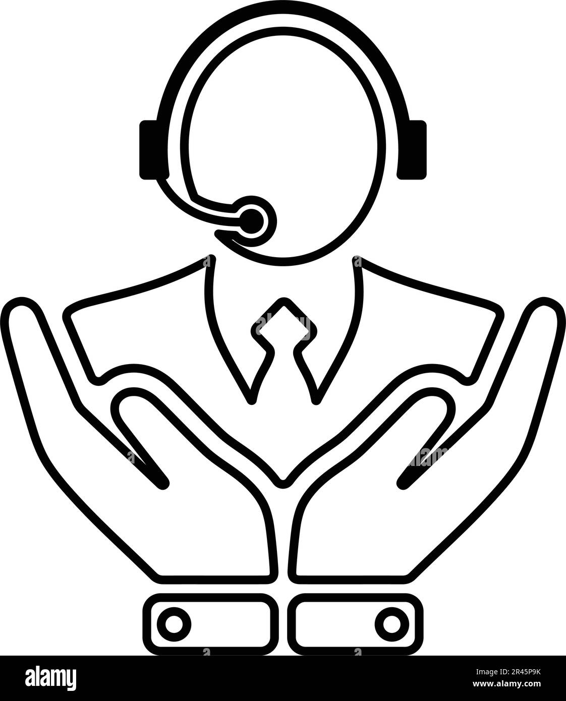 Assistance aux agents Banque d'images vectorielles - Alamy