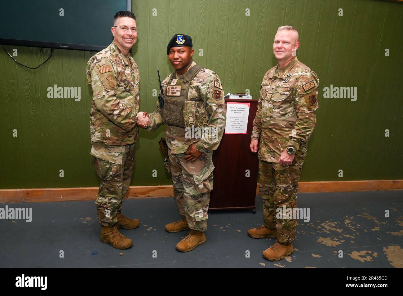 ÉTATS-UNIS Force aérienne Brig. Le général Thomas Sherman, directeur ...