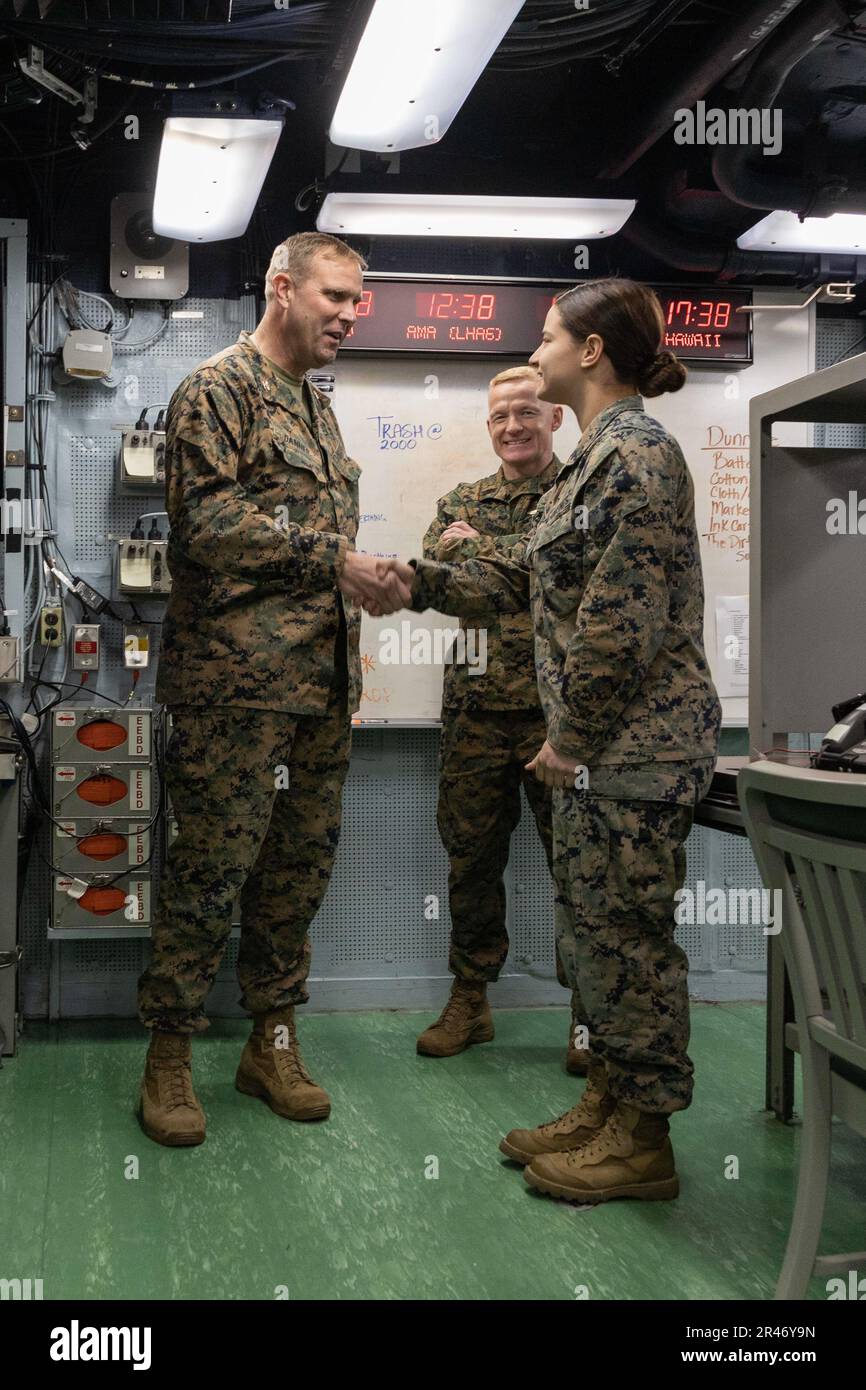 ÉTATS-UNIS Le colonel Matthew Danner du corps maritime, commandant de l ...