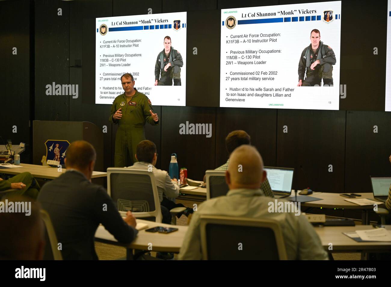 ÉTATS-UNIS Le lieutenant-colonel Shannon ‘Monk’ Vickers, pilote ...