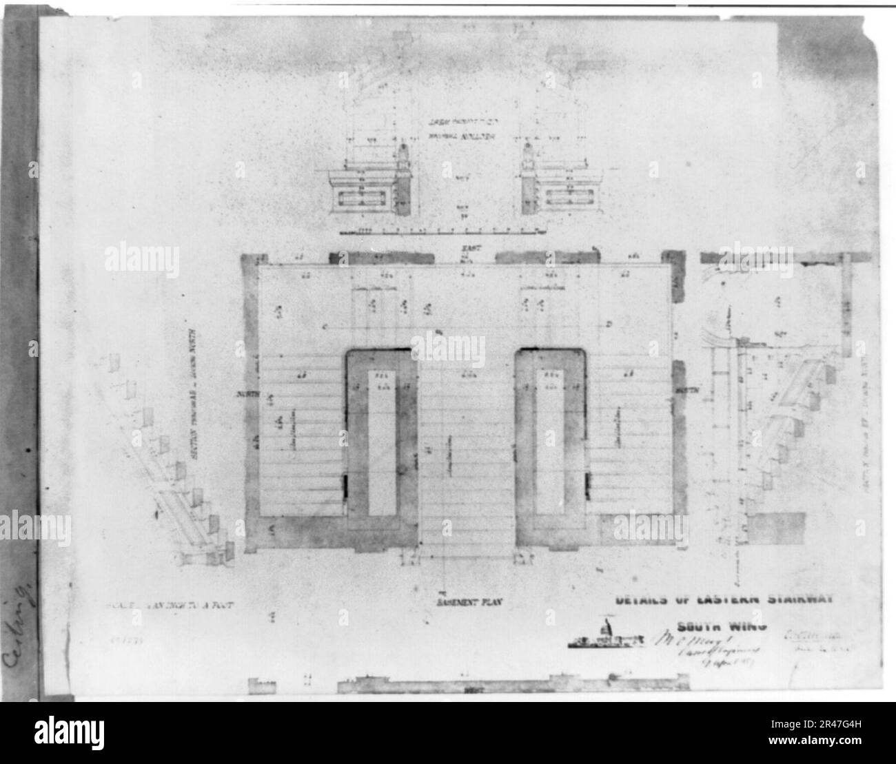 Capitole des États-Unis (Washington, D.C.). Aile sud. Sous-sol ...