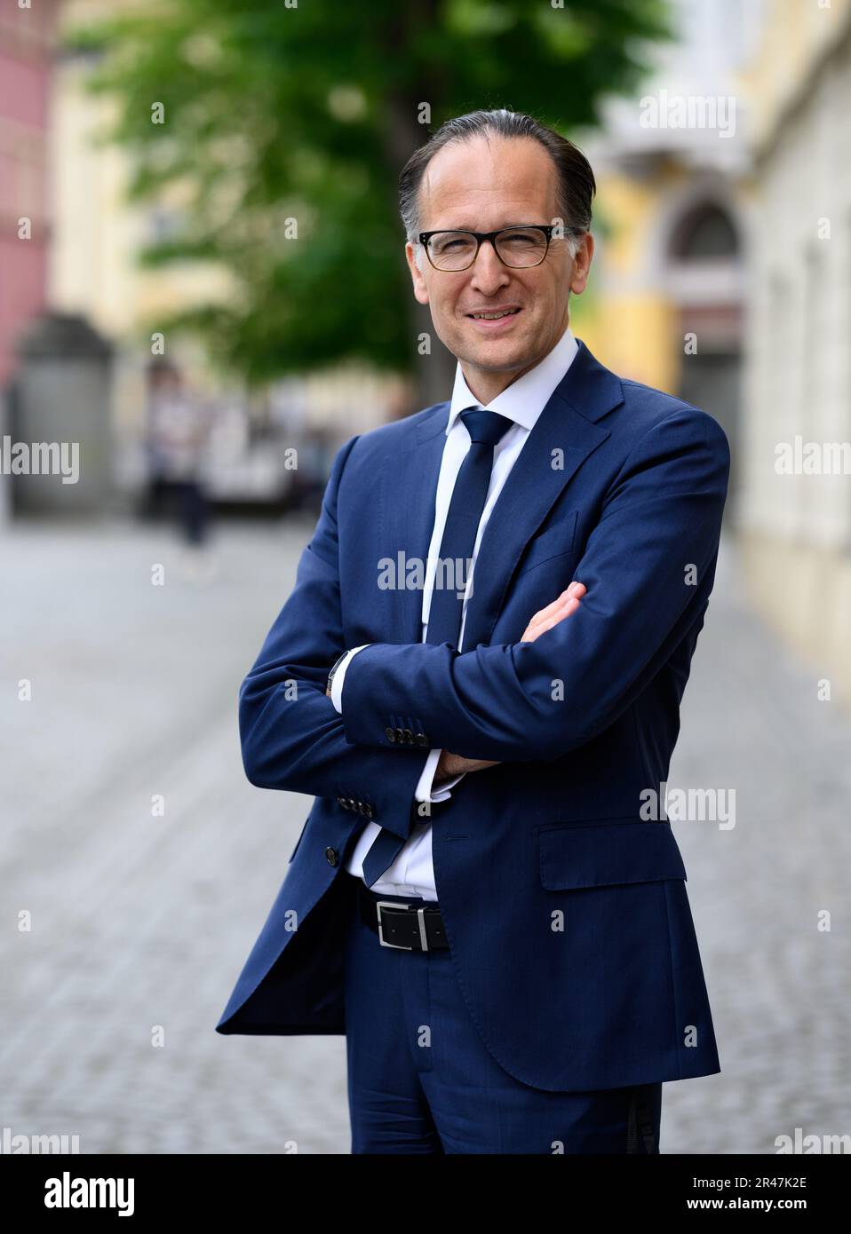25 mai 2023, Roumanie, Hermannstadt (sibiu): Peer Gebauer, ambassadeur ...