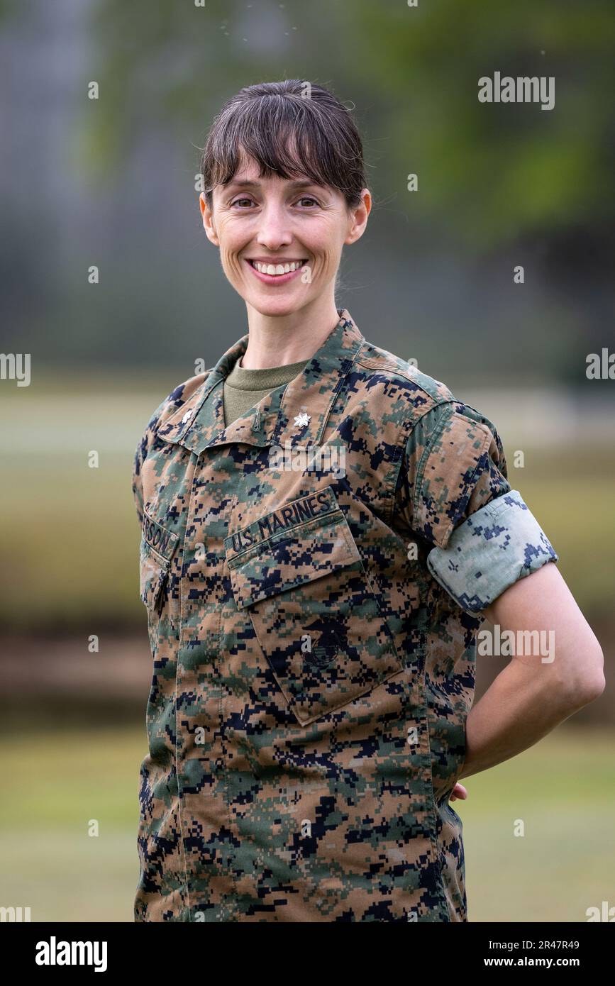 ÉTATS-UNIS Le lieutenant-colonel Bethany Peterson, commandant du 2nd ...