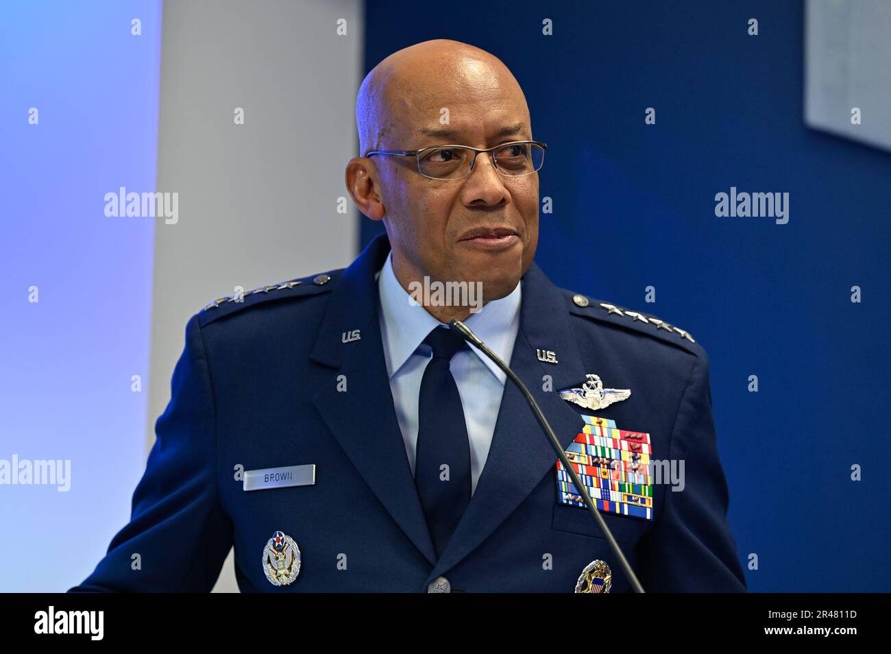Le général CQ Brown, Jr., Chef d'état-major de la Force aérienne, parle ...