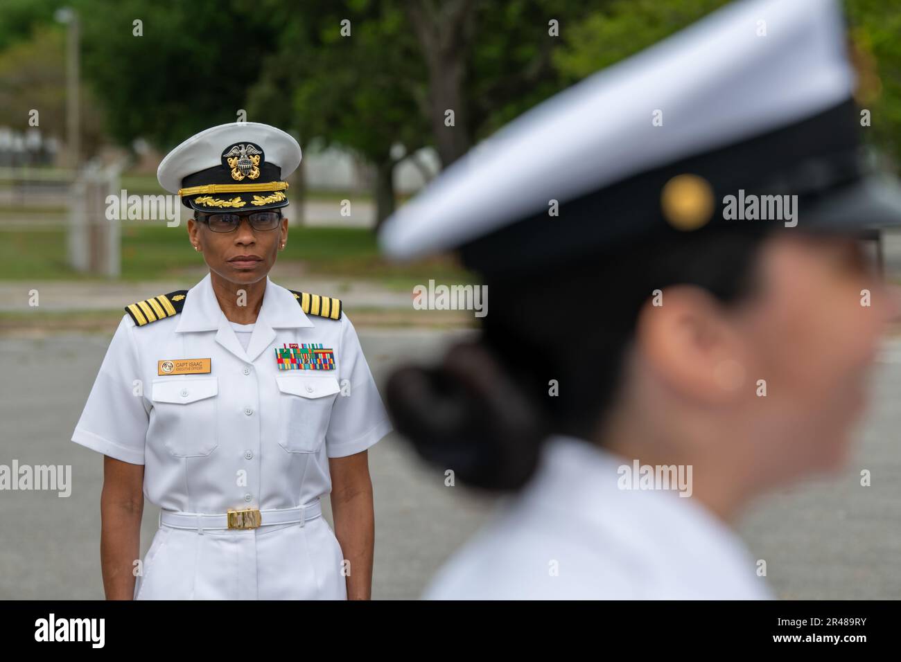 Le capitaine Tracy Issac, officier exécutif du Commandement de l ...