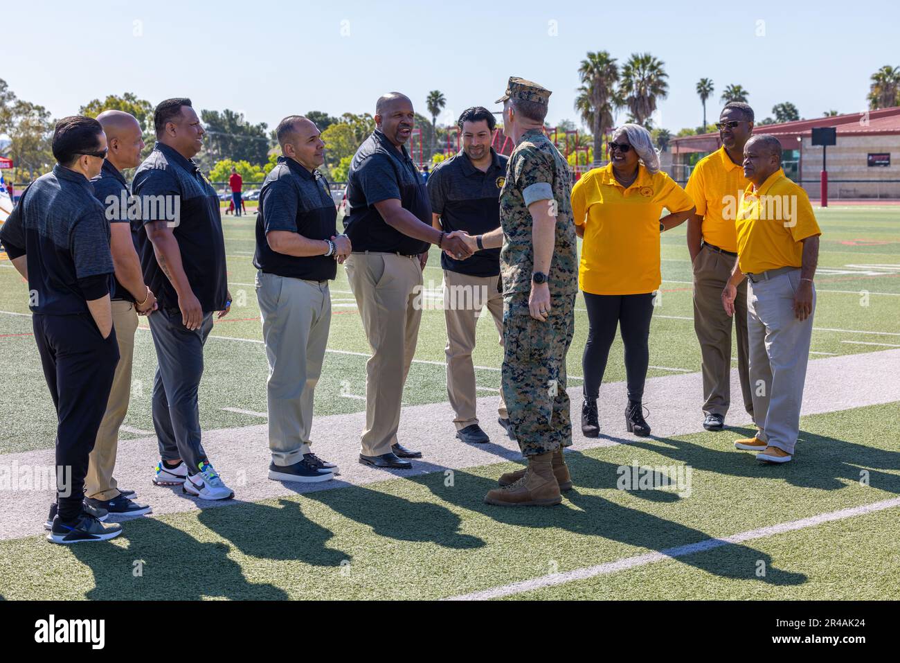 ÉTATS-UNIS Corps de marine Brig. Le général Jason G. Woodworth, au ...