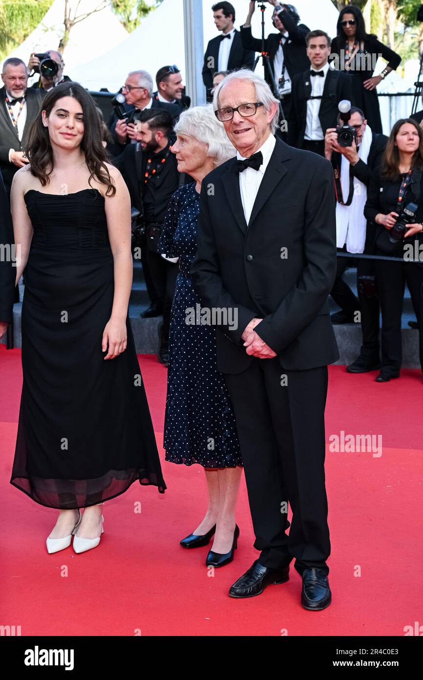 Ebla mari, Lesley Ashton, Ken Loach 76th Festival de Cannes tapis rouge ...