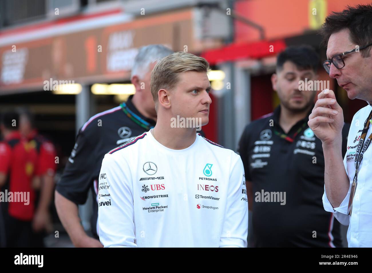 Mick Schumacher (GER), Mercedes AMG, ancien pilote de l'équipe Haas F1 ...