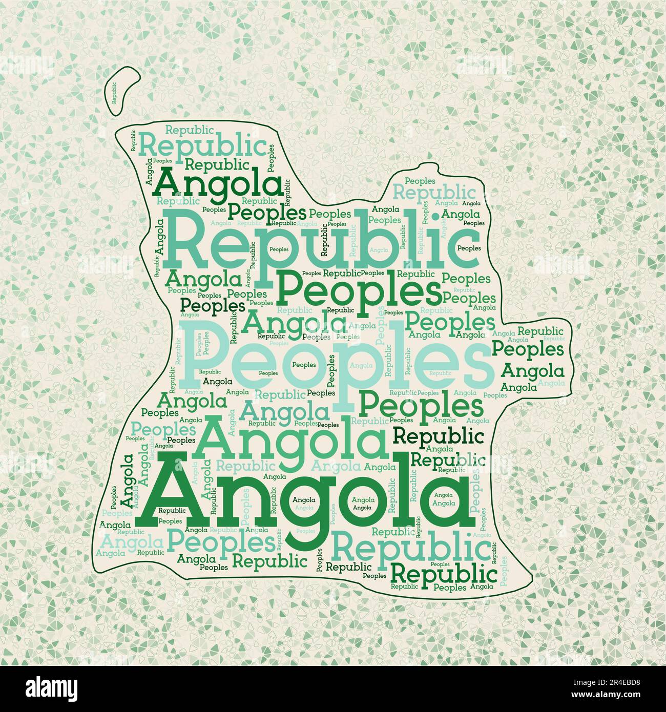 Drapeau angolais sur la carte Banque de photographies et d’images à ...