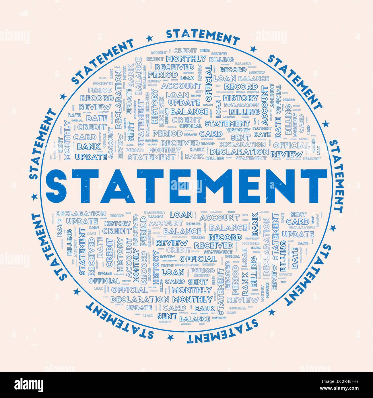 Texte bancaire Banque d'images vectorielles - Alamy