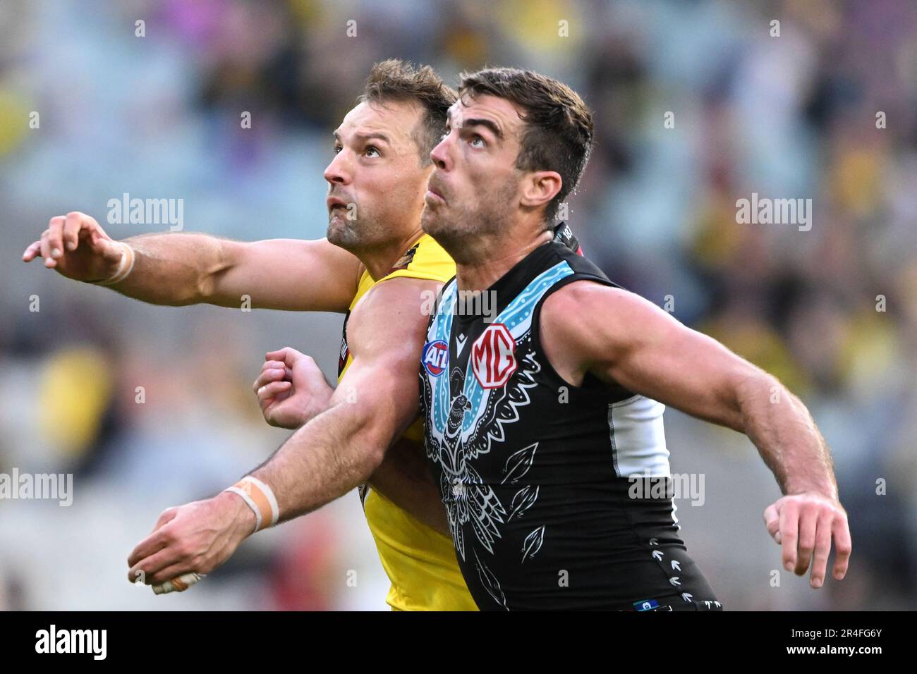 Melbourne, Australie. 28th mai 2023. Toby Nankervis de Richmond (à ...