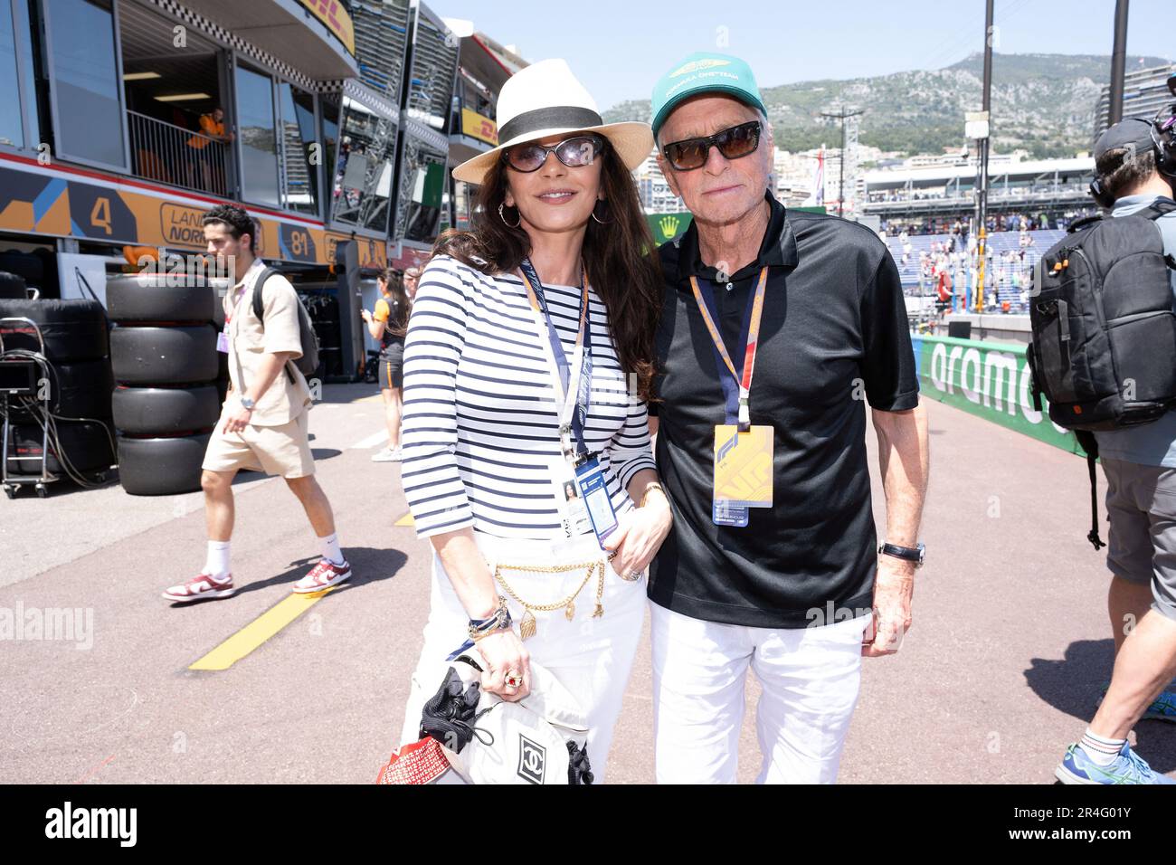 Monaco, Monaco. 27th mai 2023. Michael Douglas et Catherine Zeta-Jones ...