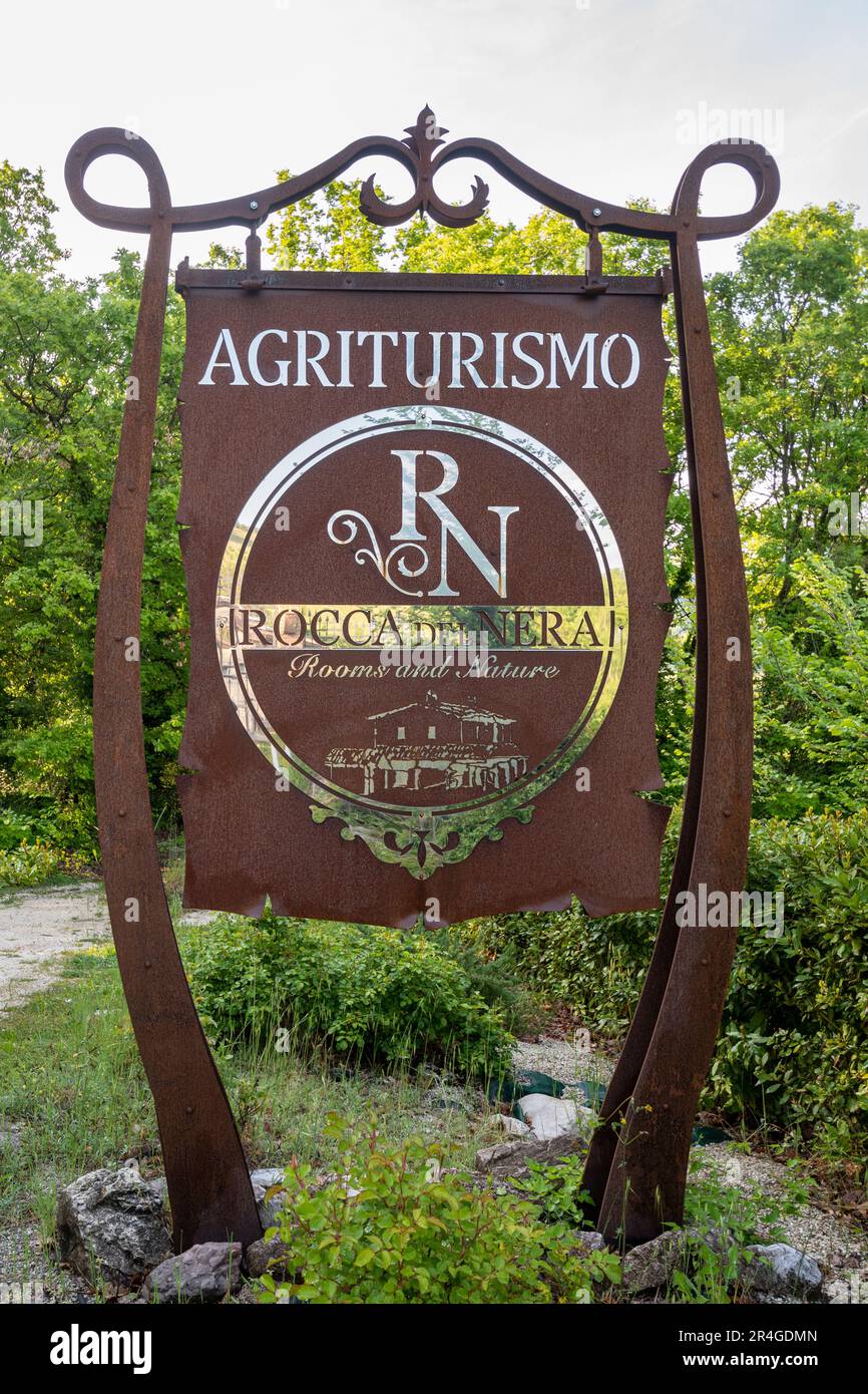 Agritourisme rocca del nera Banque de photographies et d’images à haute ...