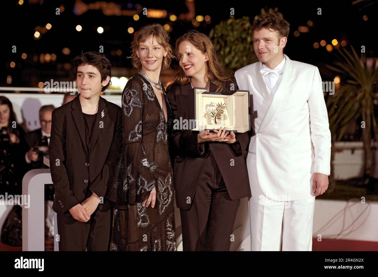 Antoine Reinartz, Sandra Hüller, Justine Triet mit der Goldenen Palme ...