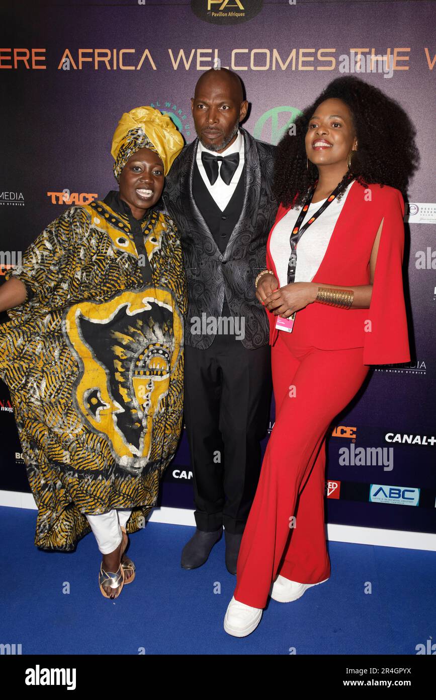 Cannes, France. 25th mai 2023. Christelle Panou, le modèle Serge Crozon ...