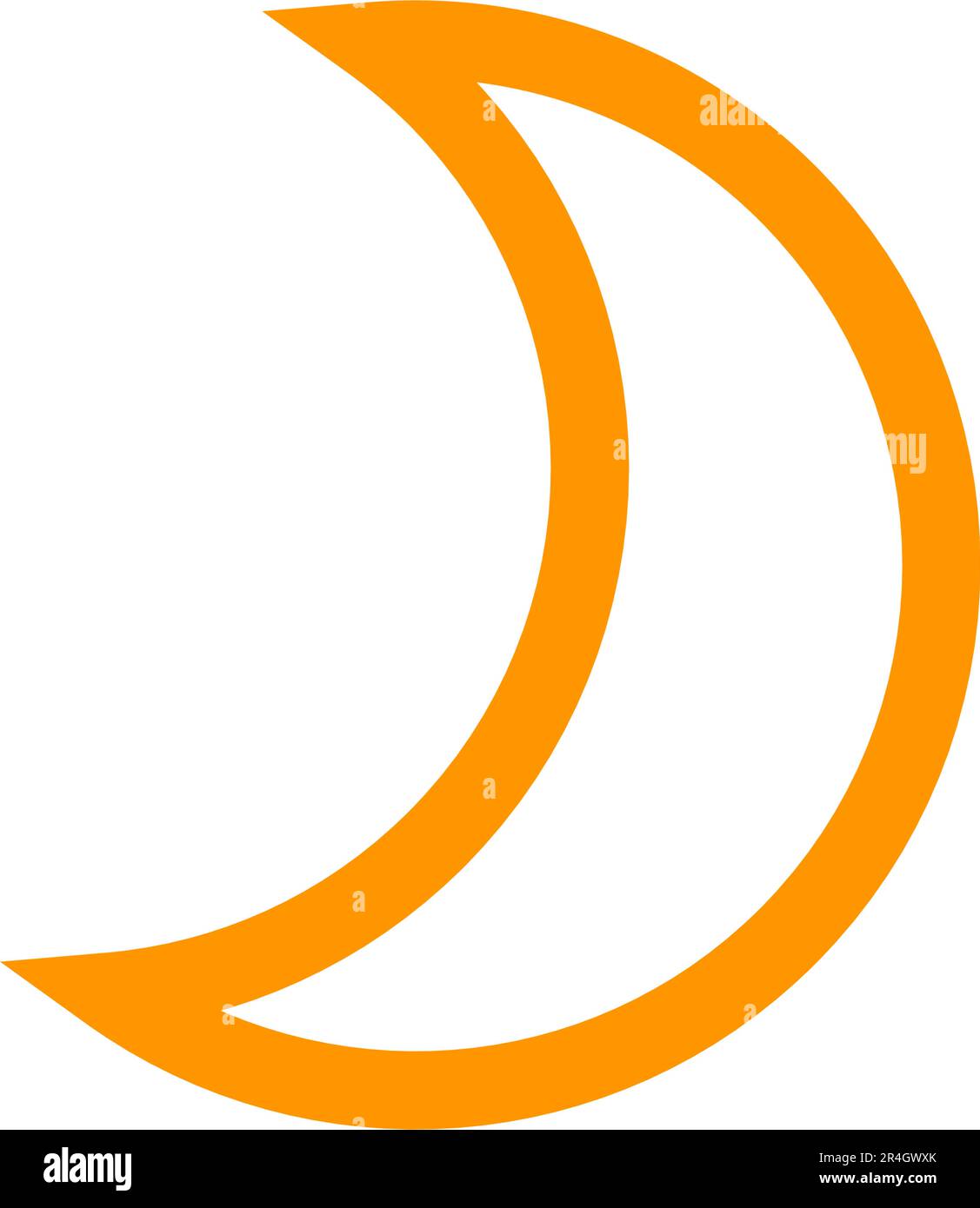 Symbole lunaire Banque d'images vectorielles - Alamy