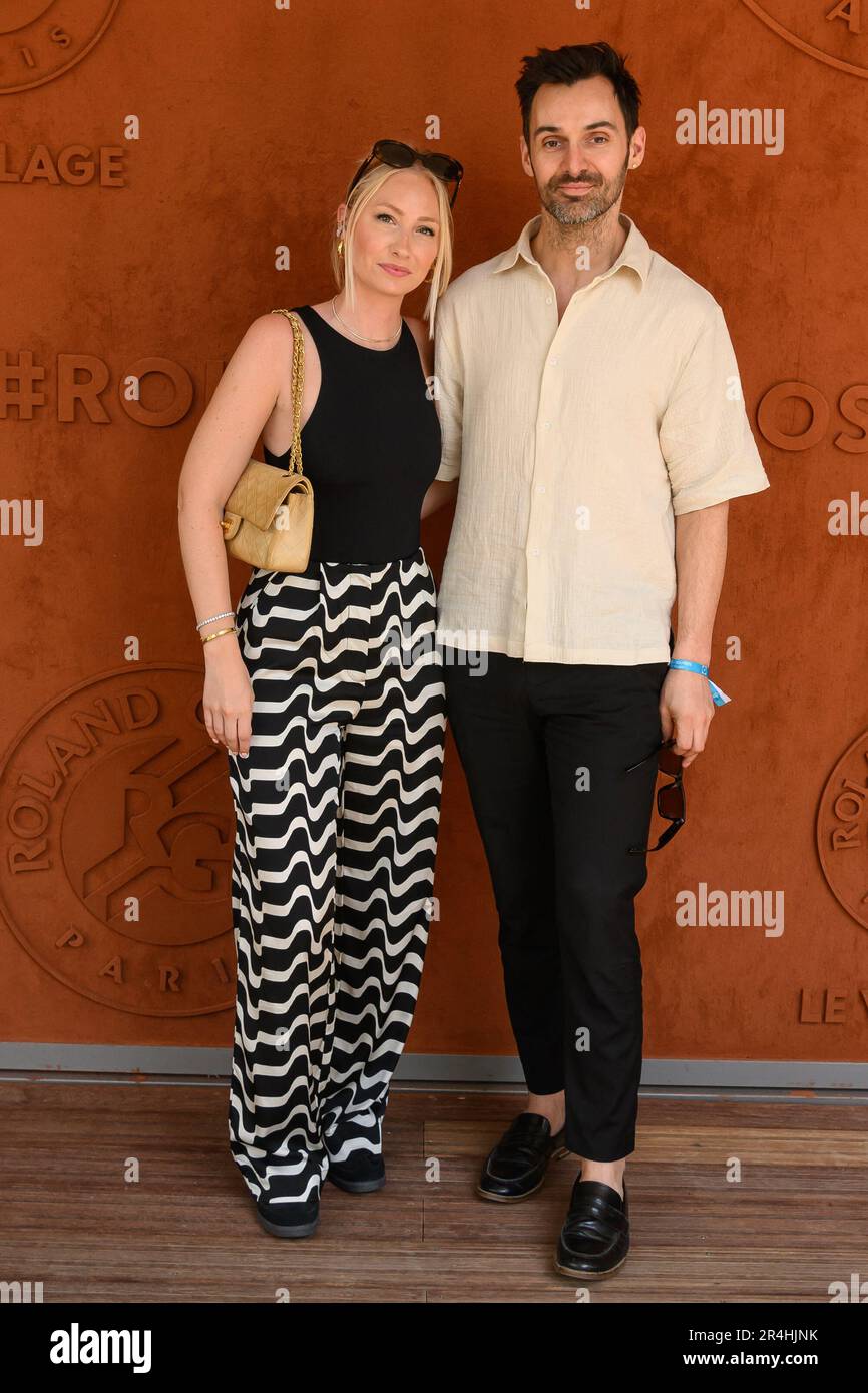 Paris, France. 28th mai 2023. Geraldine Verheyen et David Devriendt au ...
