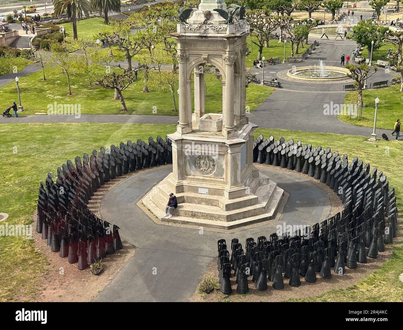San Francisco, Californie, États-Unis. 14th mai 2023. Monumental Reckoning est une installation ...