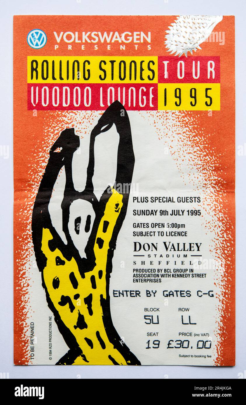 Voodoo lounge tour 1995 Banque de photographies et d’images à haute ...