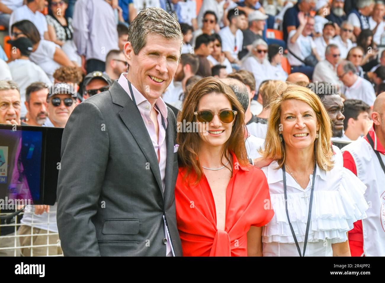 Stade Alberto Picco, la Spezia, Italie, 27 mai 2023, Le propriétaire de ...