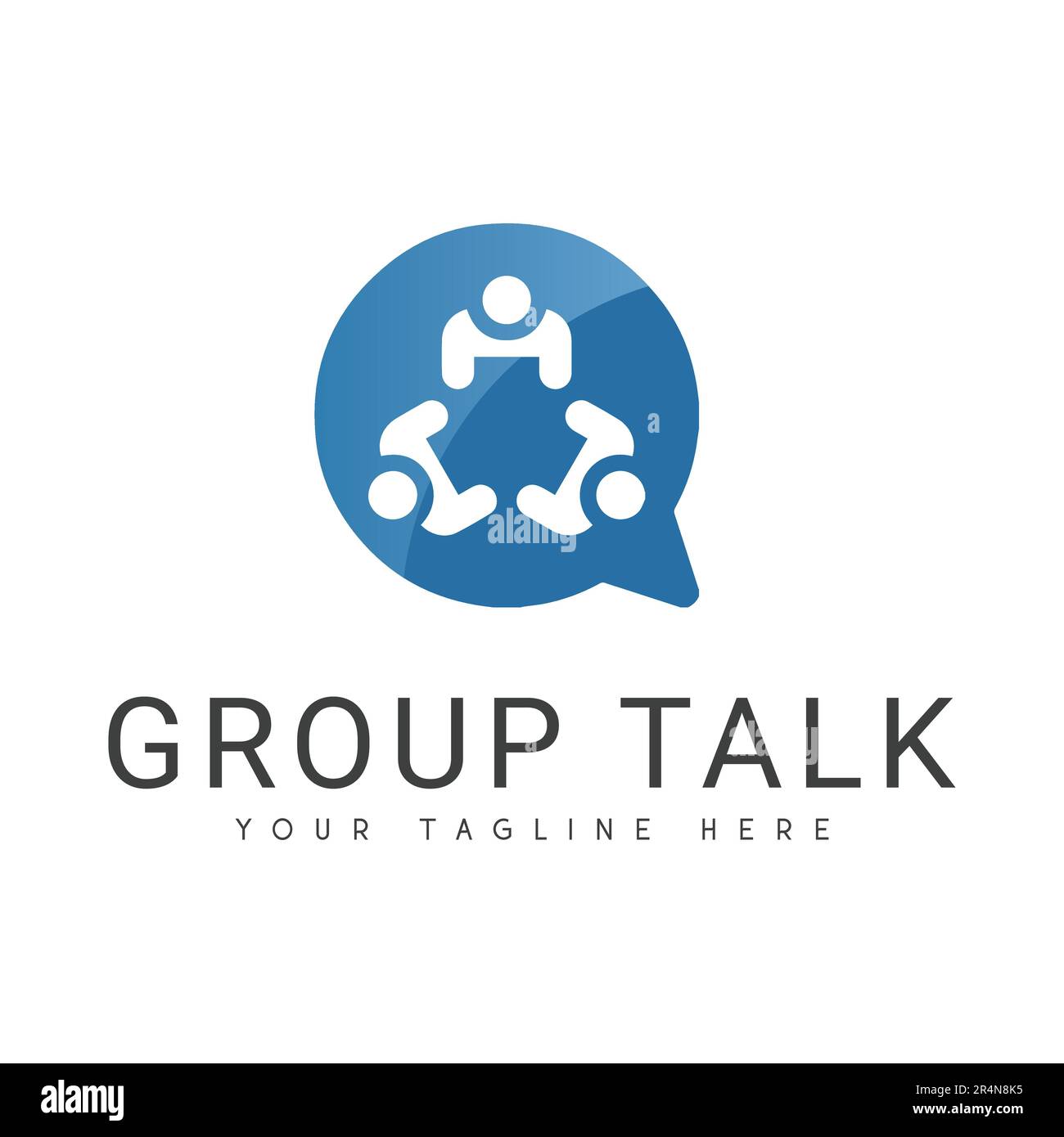 Conversation publique Banque d'images vectorielles - Alamy