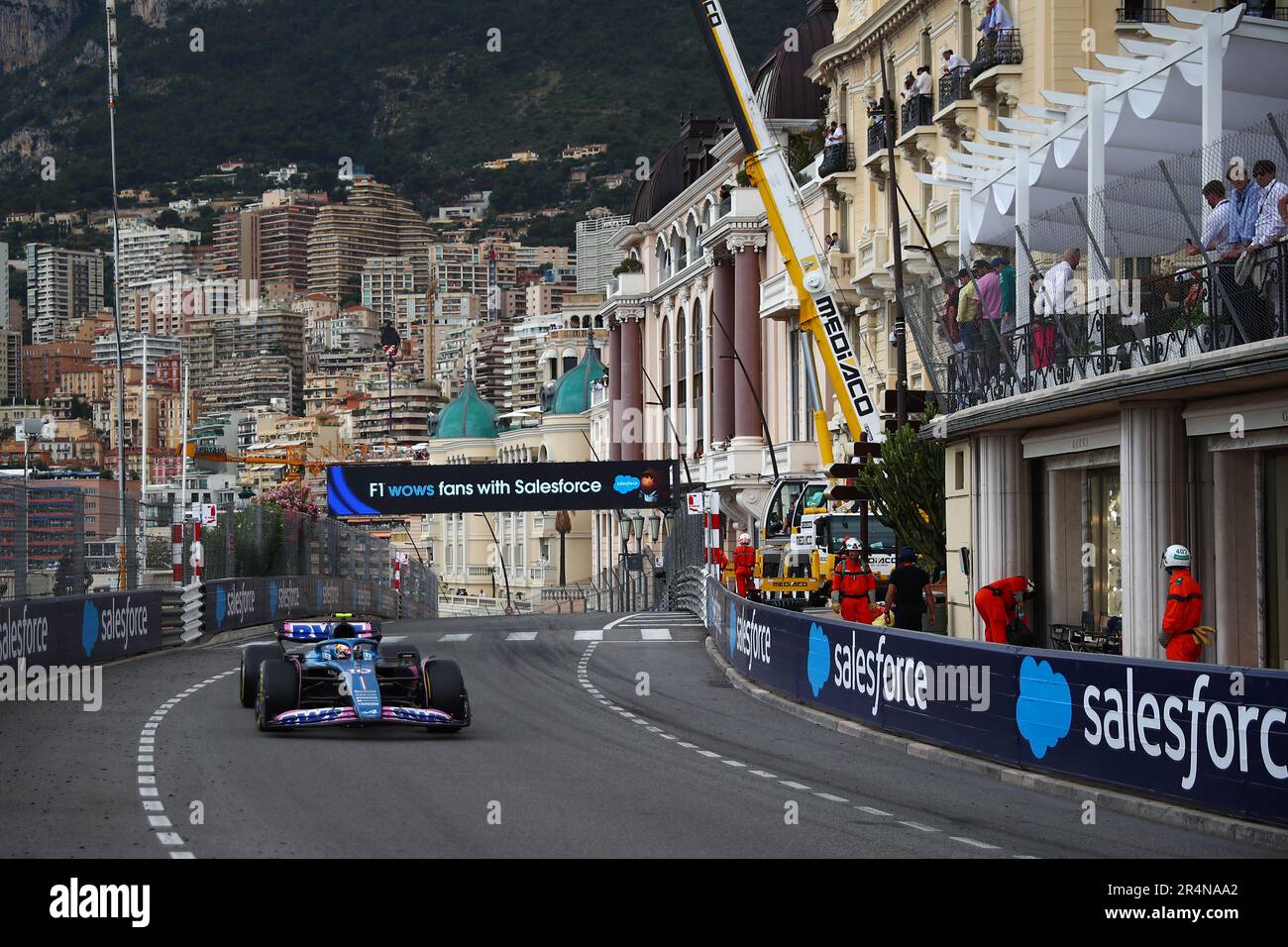 Pierre Gasly d'Alpine F1 sur la piste pendant le Grand Prix de Monaco ...