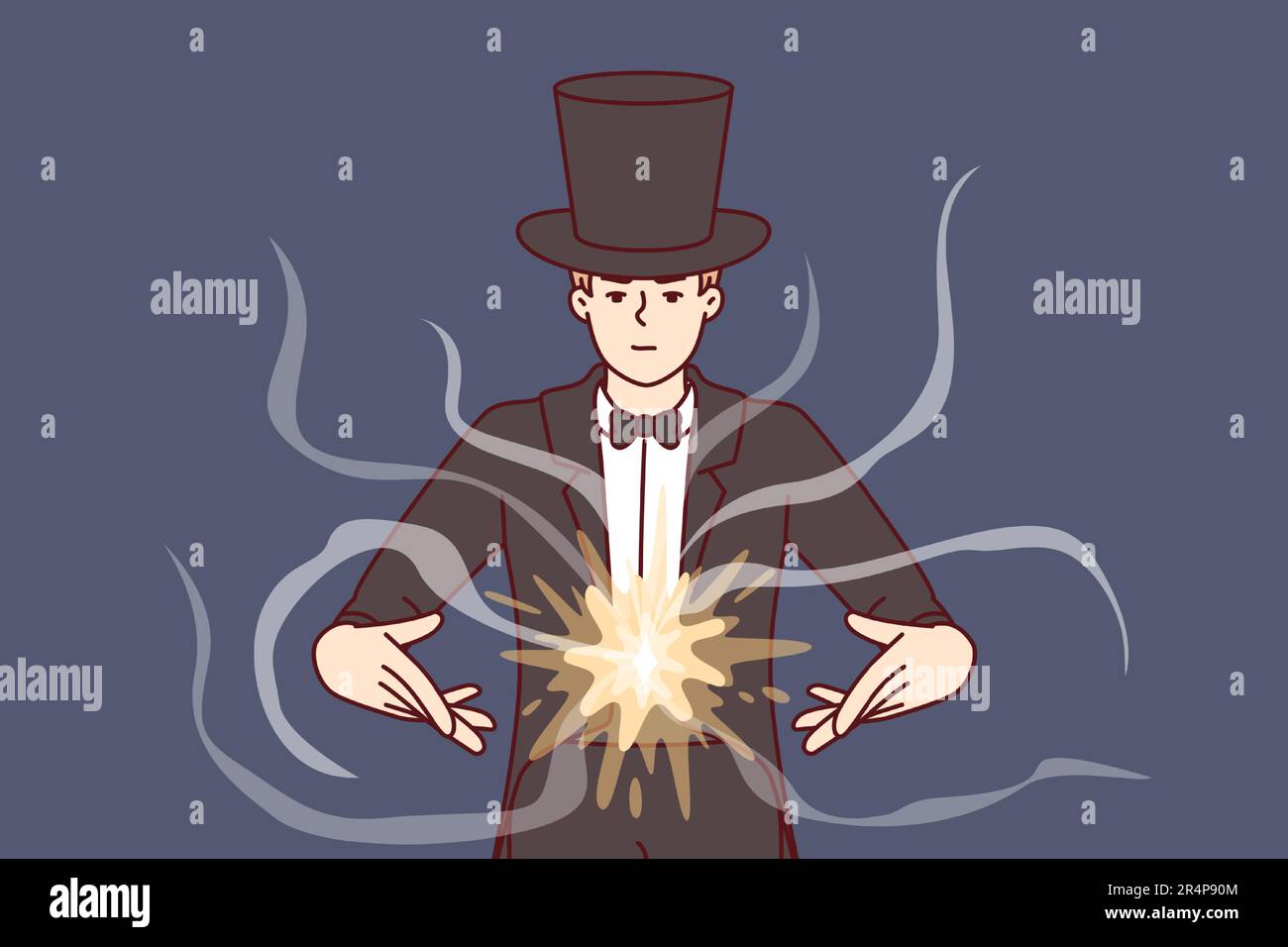 Disparition illusion Banque d'images vectorielles - Alamy