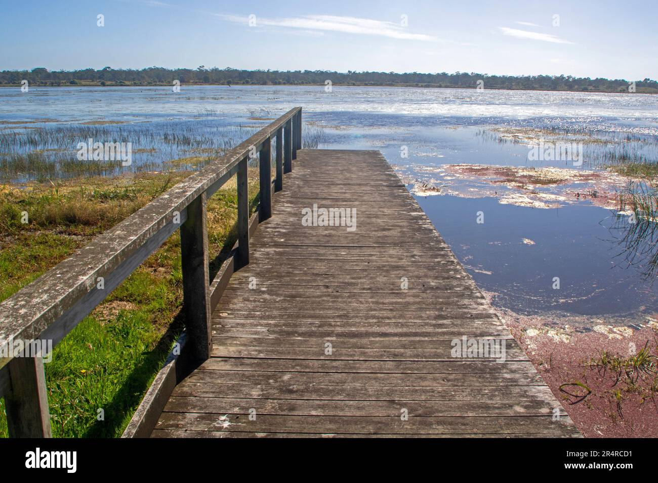 Le lac Condah (Tae Rak), qui fait partie du paysage culturel de Budj ...