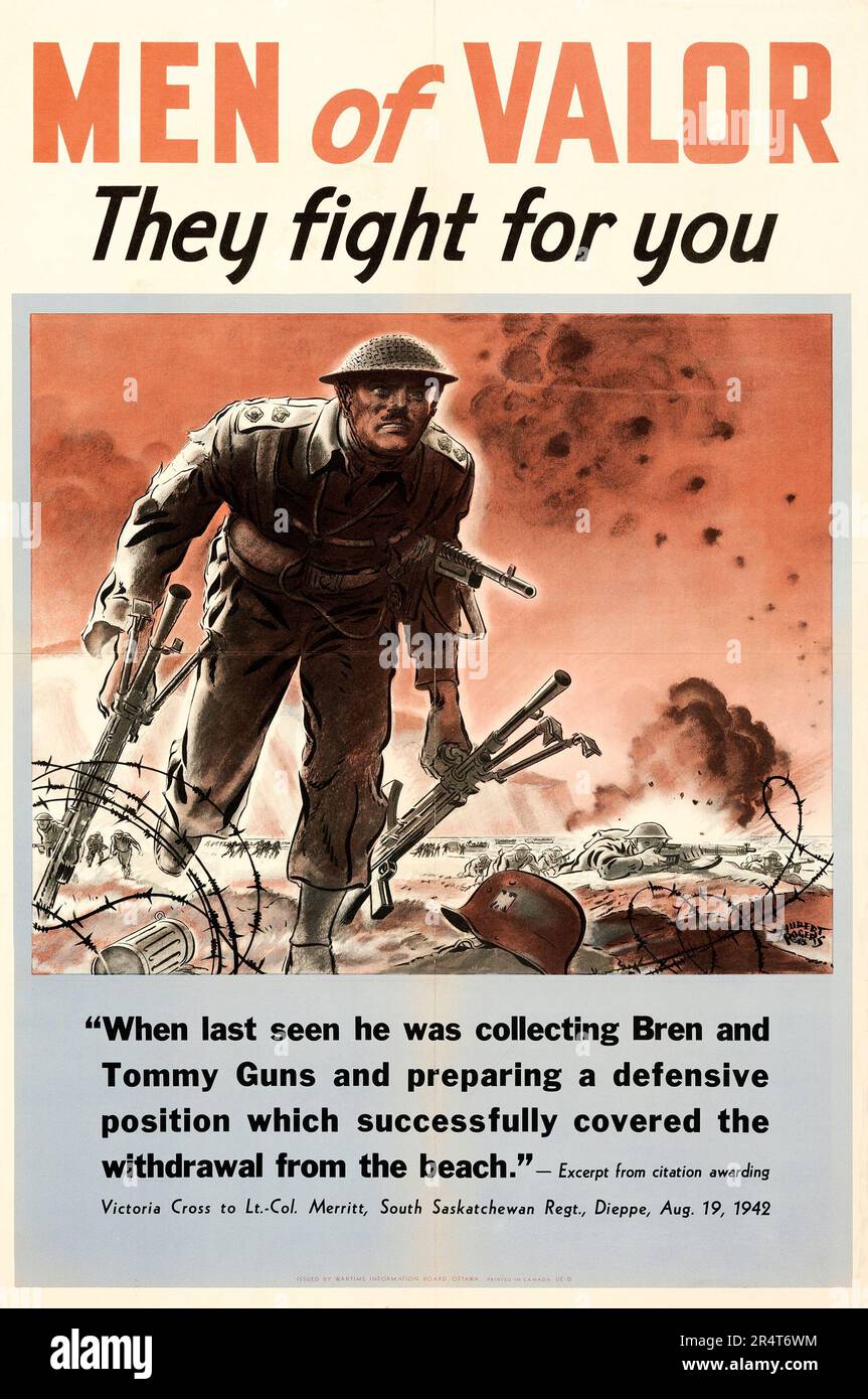 Affiche de propagande canadienne Banque de photographies et d’images à ...