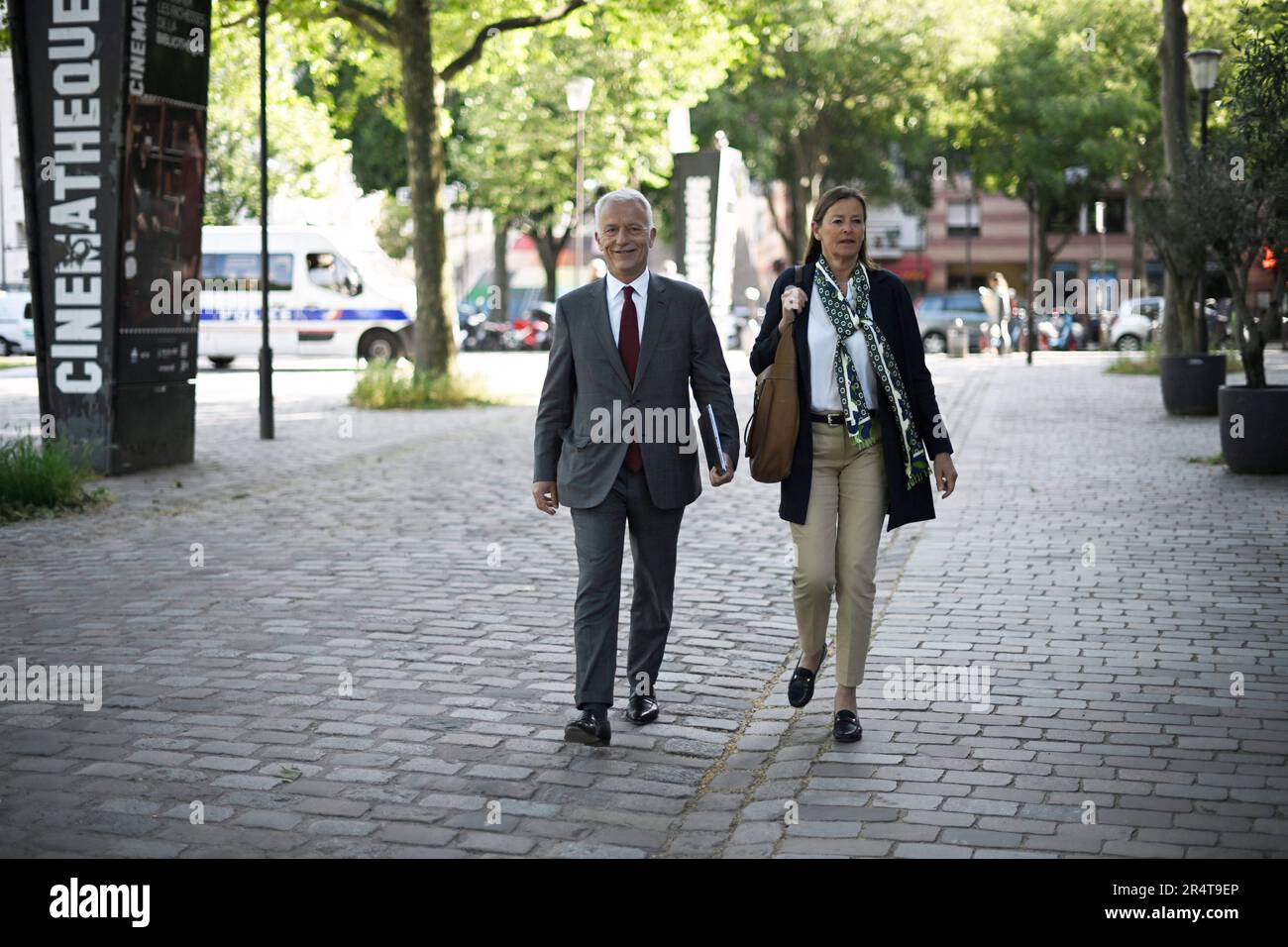 Candidat à la présidence de MEDEF Patrick Martin pose avant une ...