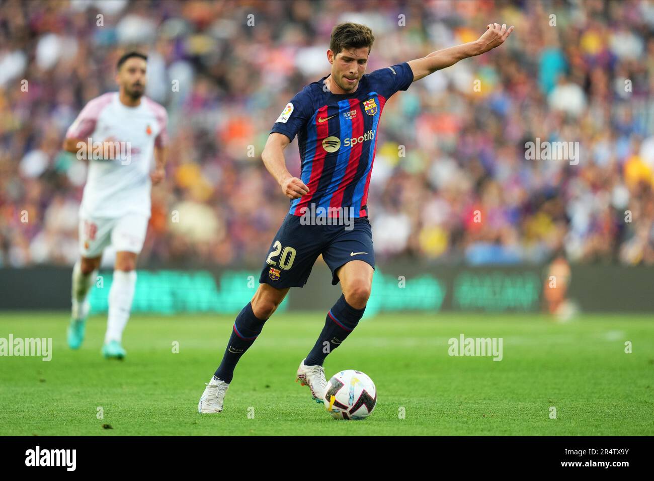 Sergi Roberto du FC Barcelone pendant le match de la Liga entre le FC ...