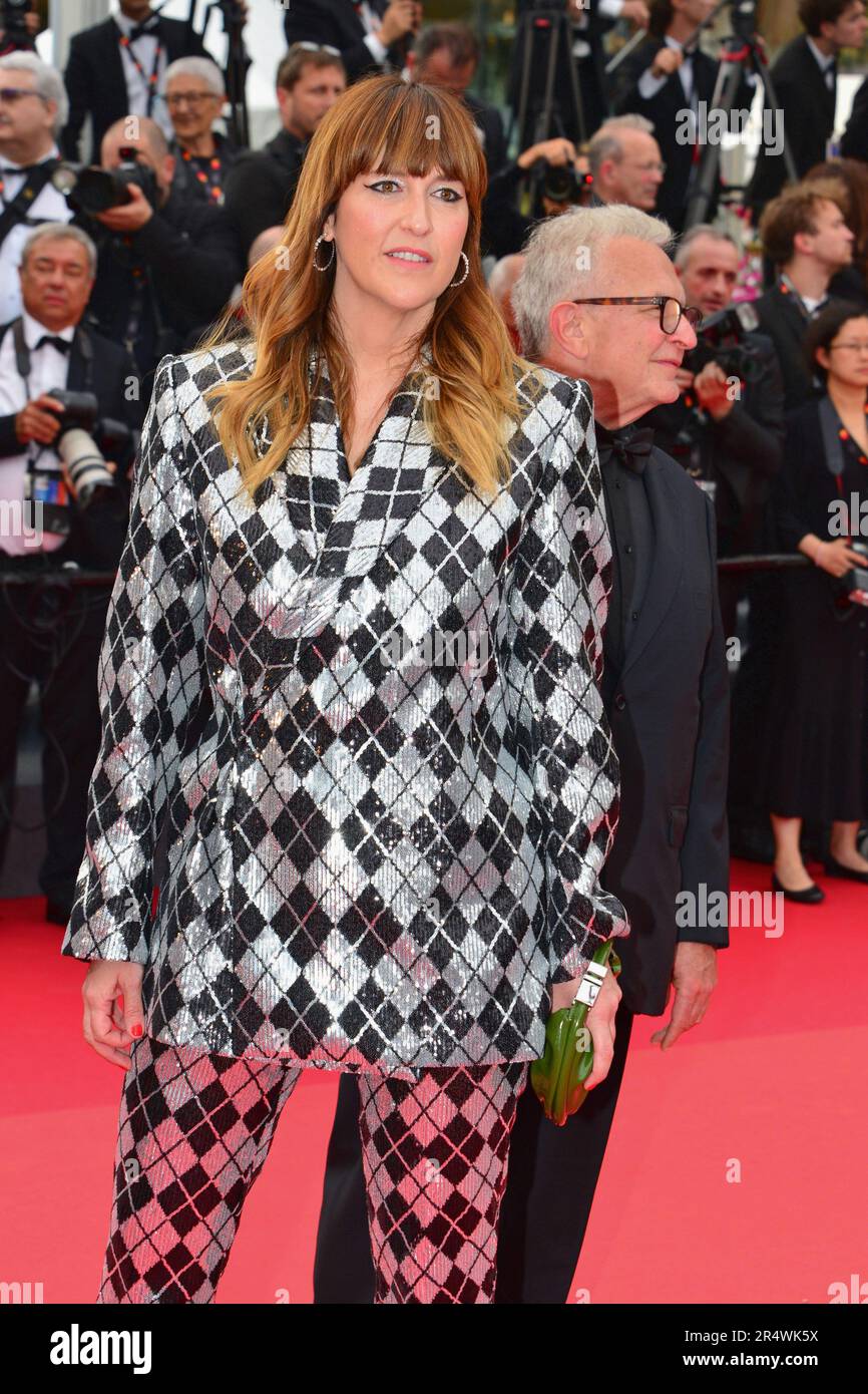 Daphné Bürki (suit d'Egon Lab) 'Jeanne du Barry' Festival de Cannes ...