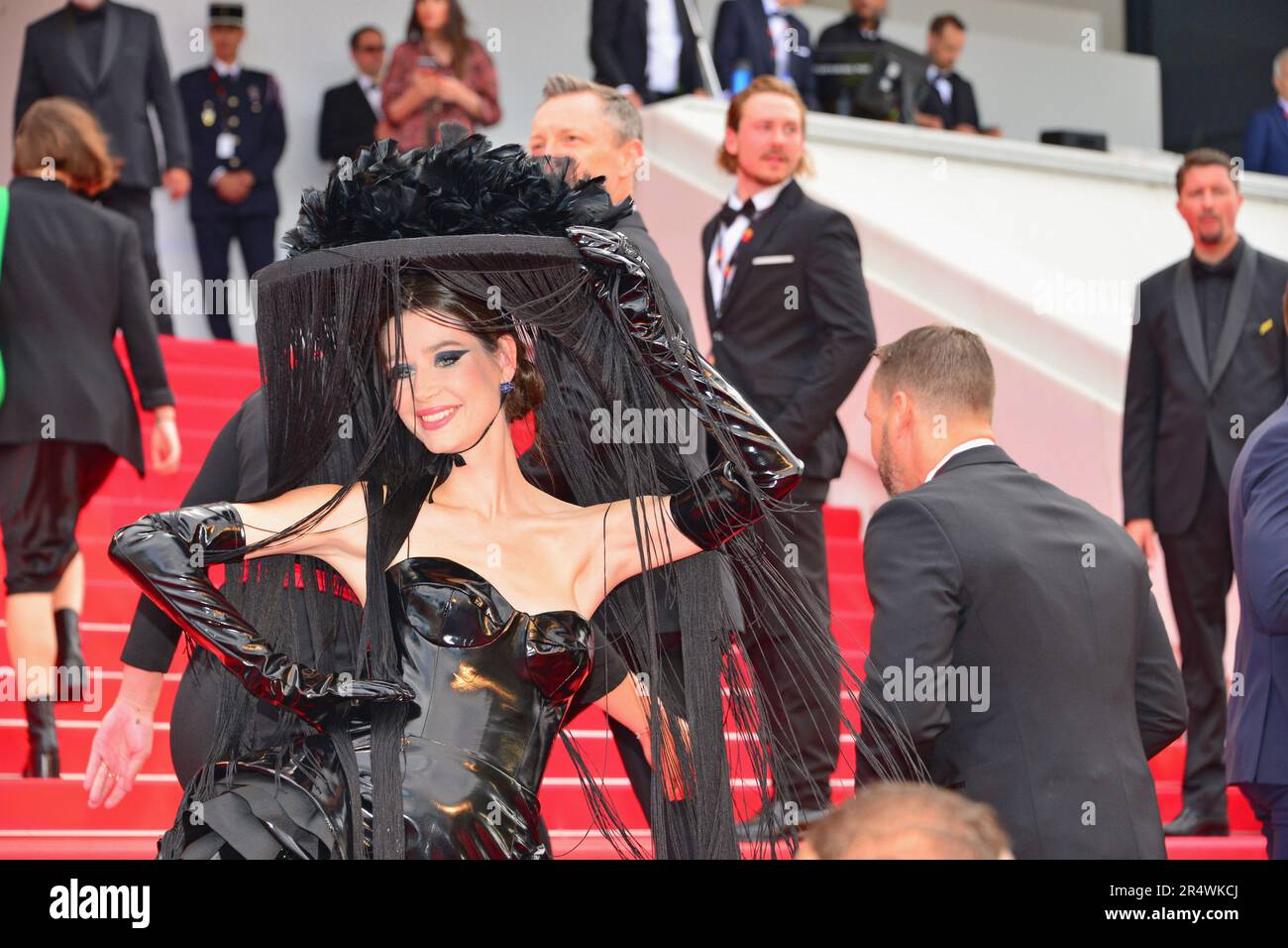 Polli Cannabis (robe de Nicko Palad atelier) 'la zone d'intérêt' Festival de Cannes projection ...