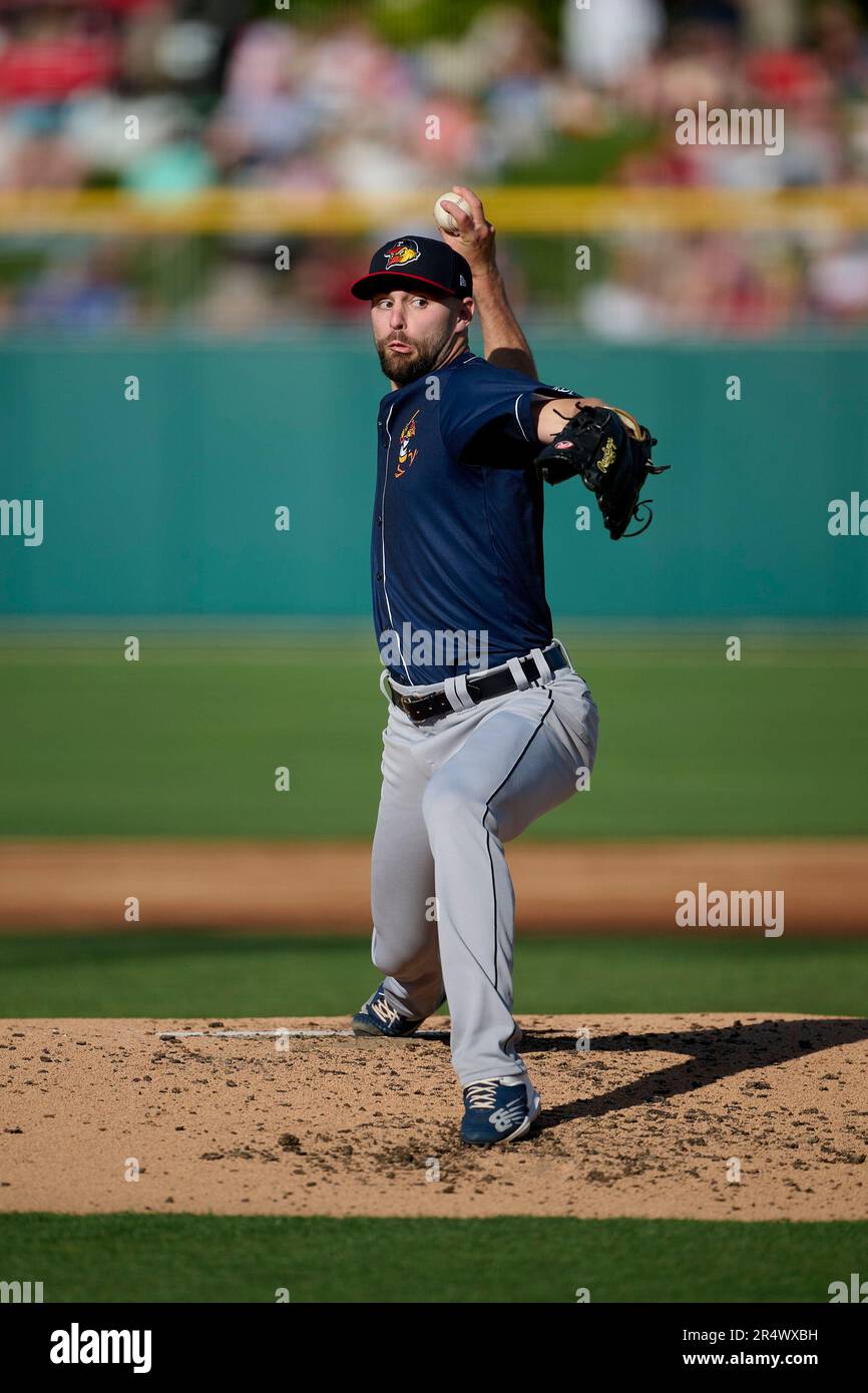 Toledo Mud Hens pitcher Brenan Hanifee (29) during an MiLB ...