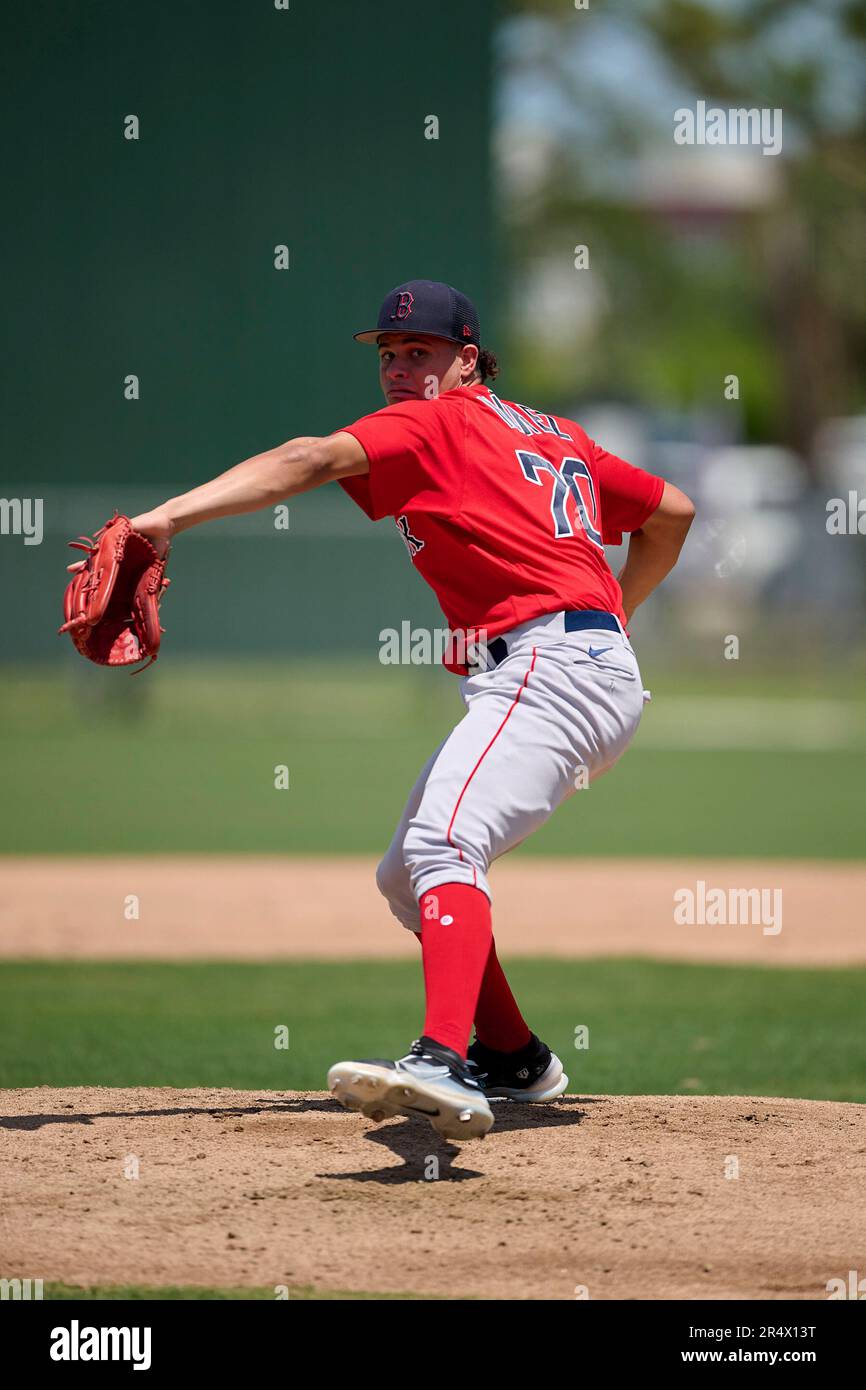 Boston Red Sox pitcher Cristian Nunez (70) during an Extended Spring ...