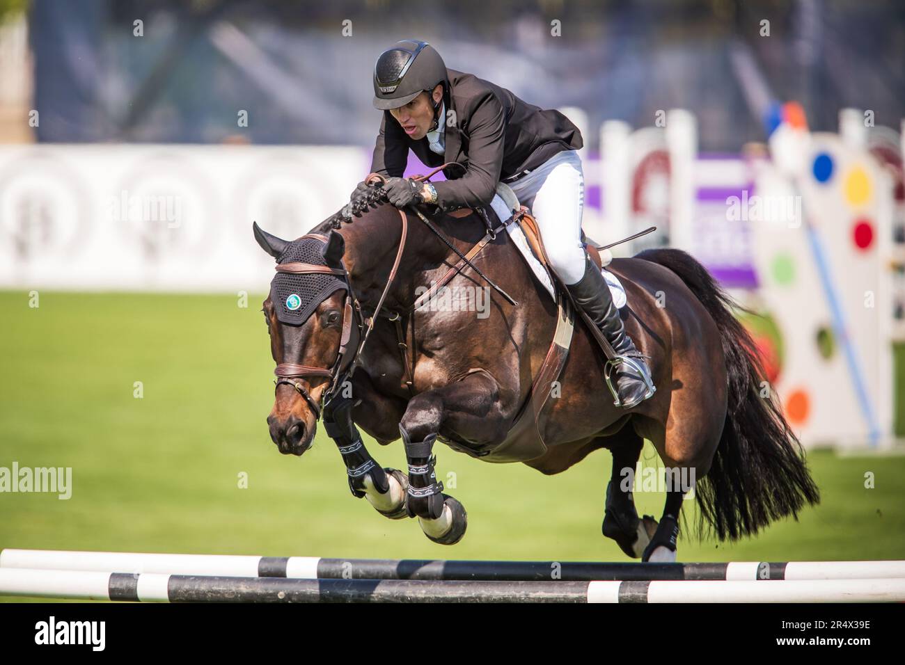 Christopher Lowe, du Canada, est en compétition lors de l'événement de ...