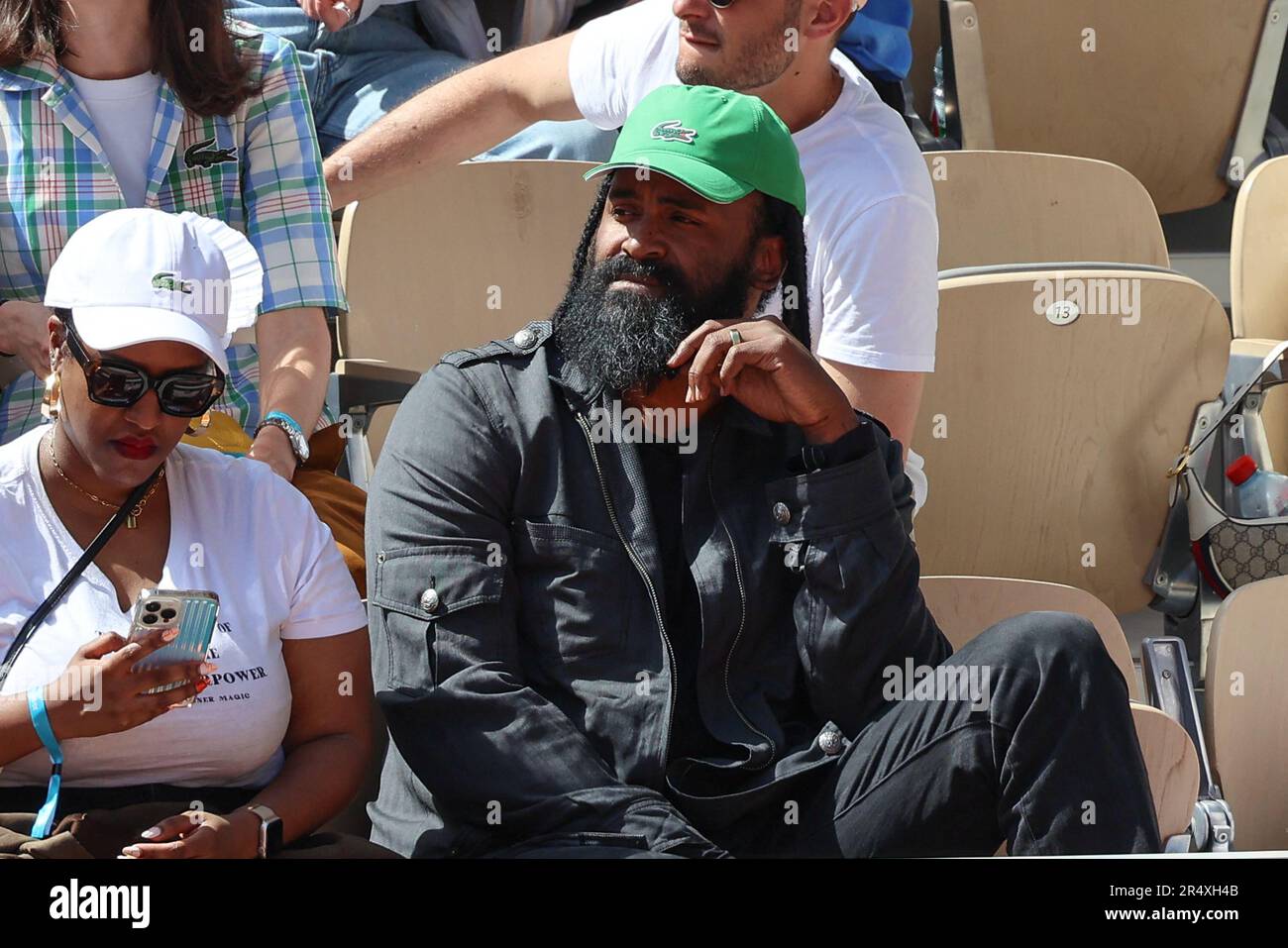 Paris, France. 30th mai 2023. Ronny Turiaf dans les stands lors de l ...
