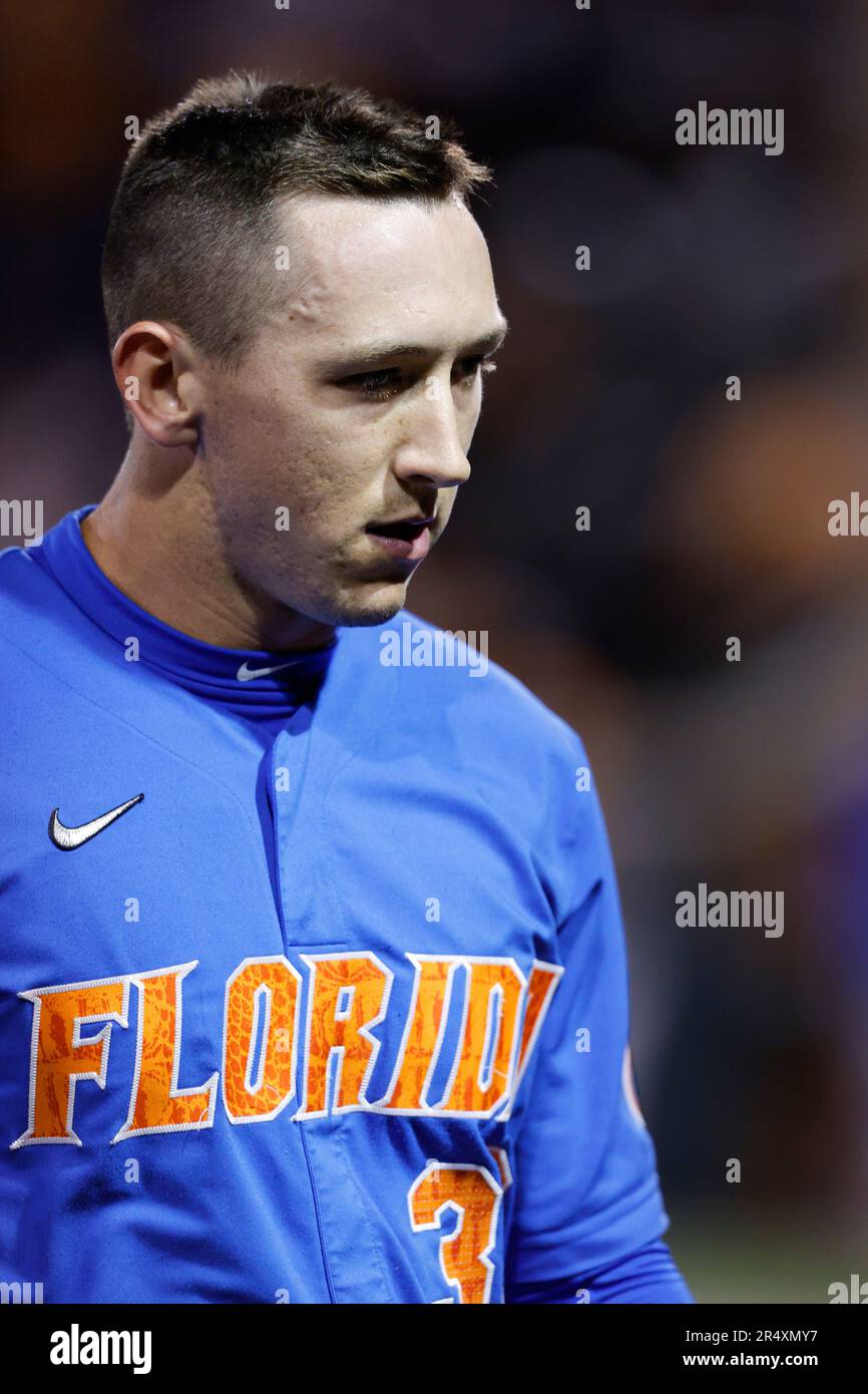 Florida Gators left fielder Wyatt Langford (36) in action against the ...