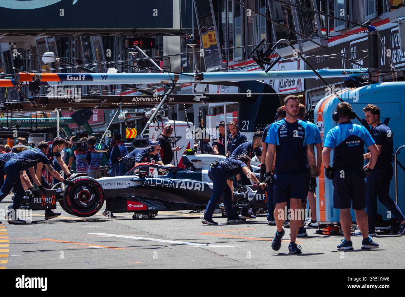Monte-Carlo, Monaco, circuit de Monaco, 27 mai 2023 : Yuki Tsunoda ...