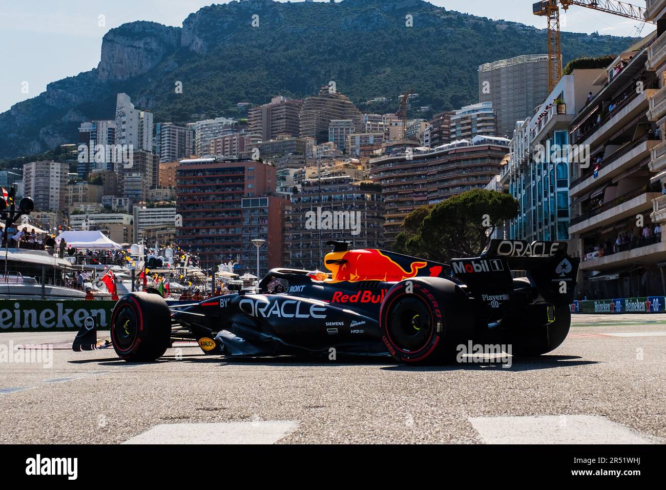 Monte-Carlo, Monaco, circuit de Monaco, 27 mai 2023 : Max Verstappen ...