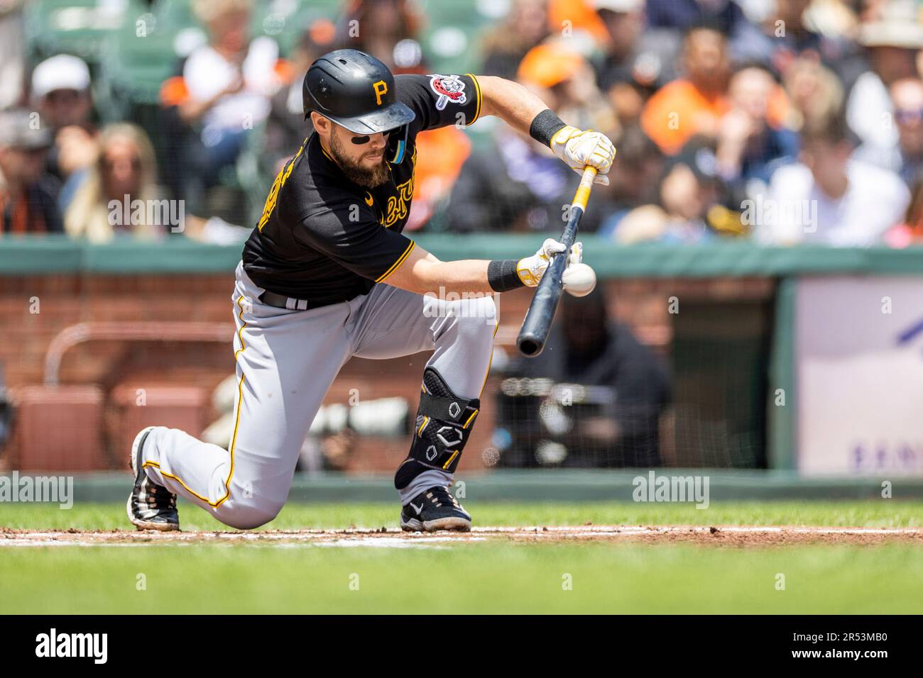 SAN FRANCISCO, CA - MAY 31: Pittsburgh Pirates Infield Chris Owings (38 ...