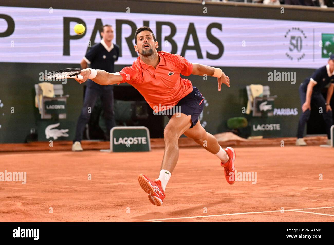 PARIS, IF - 31.05.2023 : ROLAND GARROS 2023 - Novak Djokovic lors du tournoi Roland Garros 2023 ...