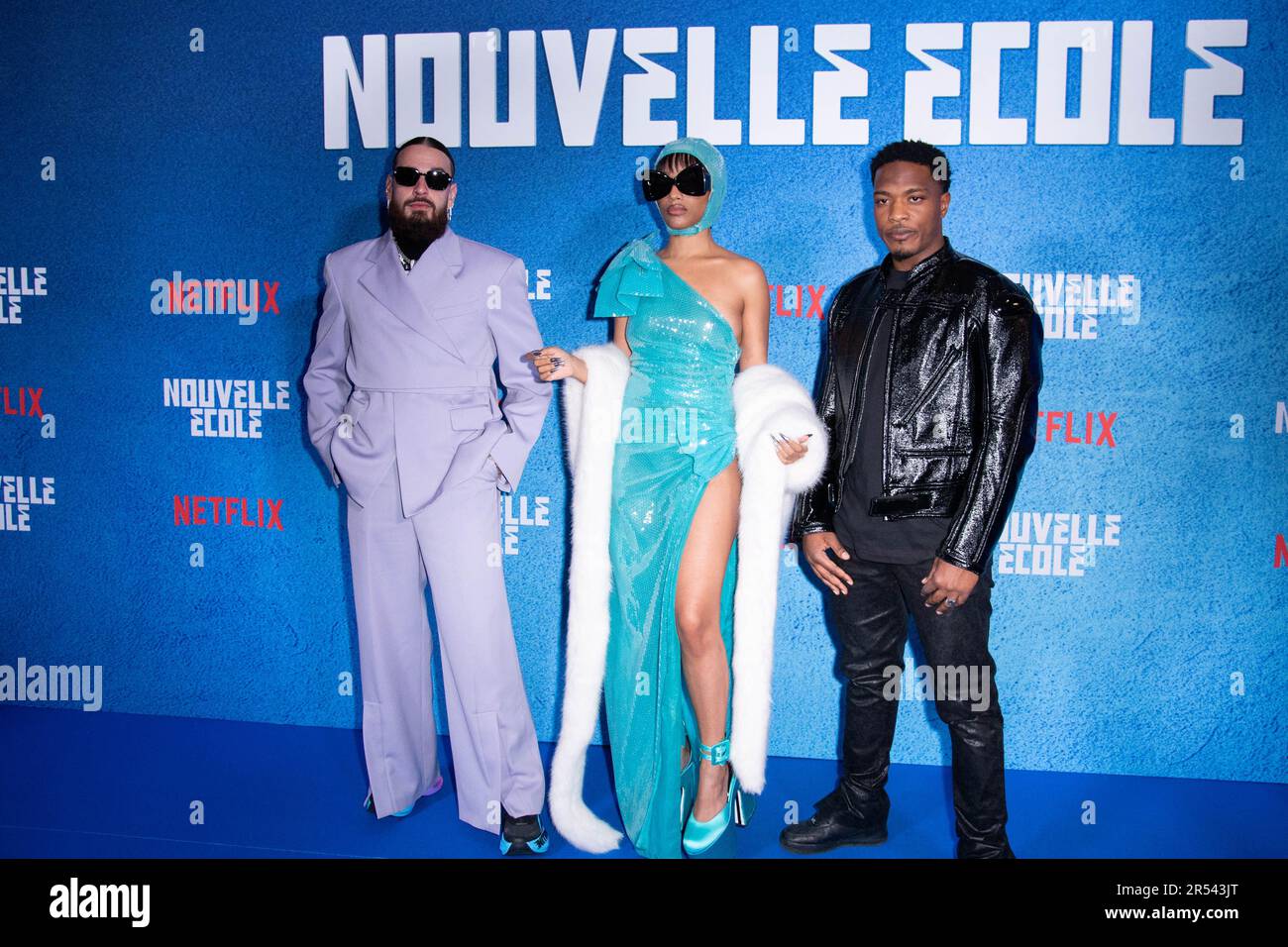 Paris, France. 31st mai 2023. Julien Schwarzer alias SCH, Vanessa ...