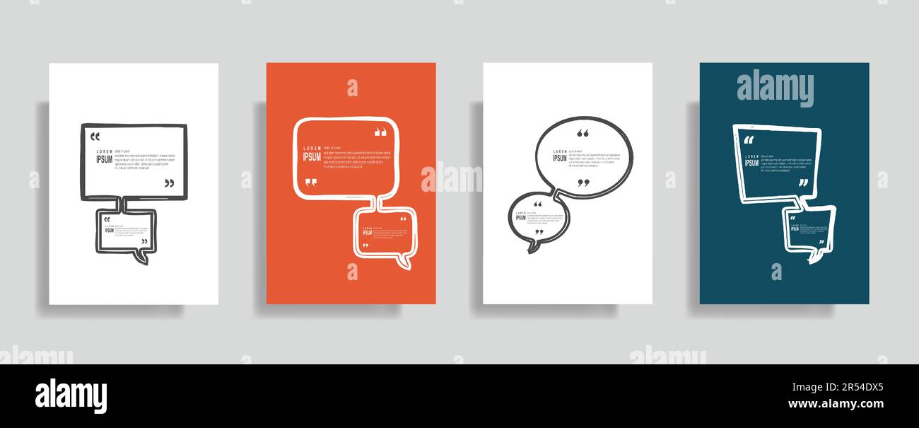 Bulle de texte vide Banque d'images vectorielles - Alamy