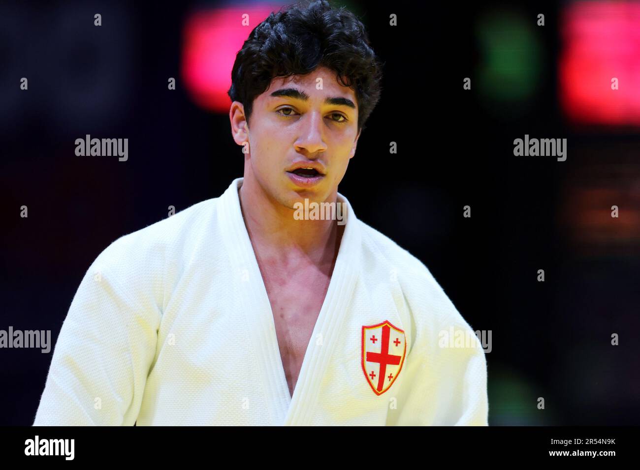 Stade Ali Bin Hamad Al Attiyah, Doha, Qatar. 7th mai 2023. Giorgi Sardalashvili (GEO), 7 MAI ...