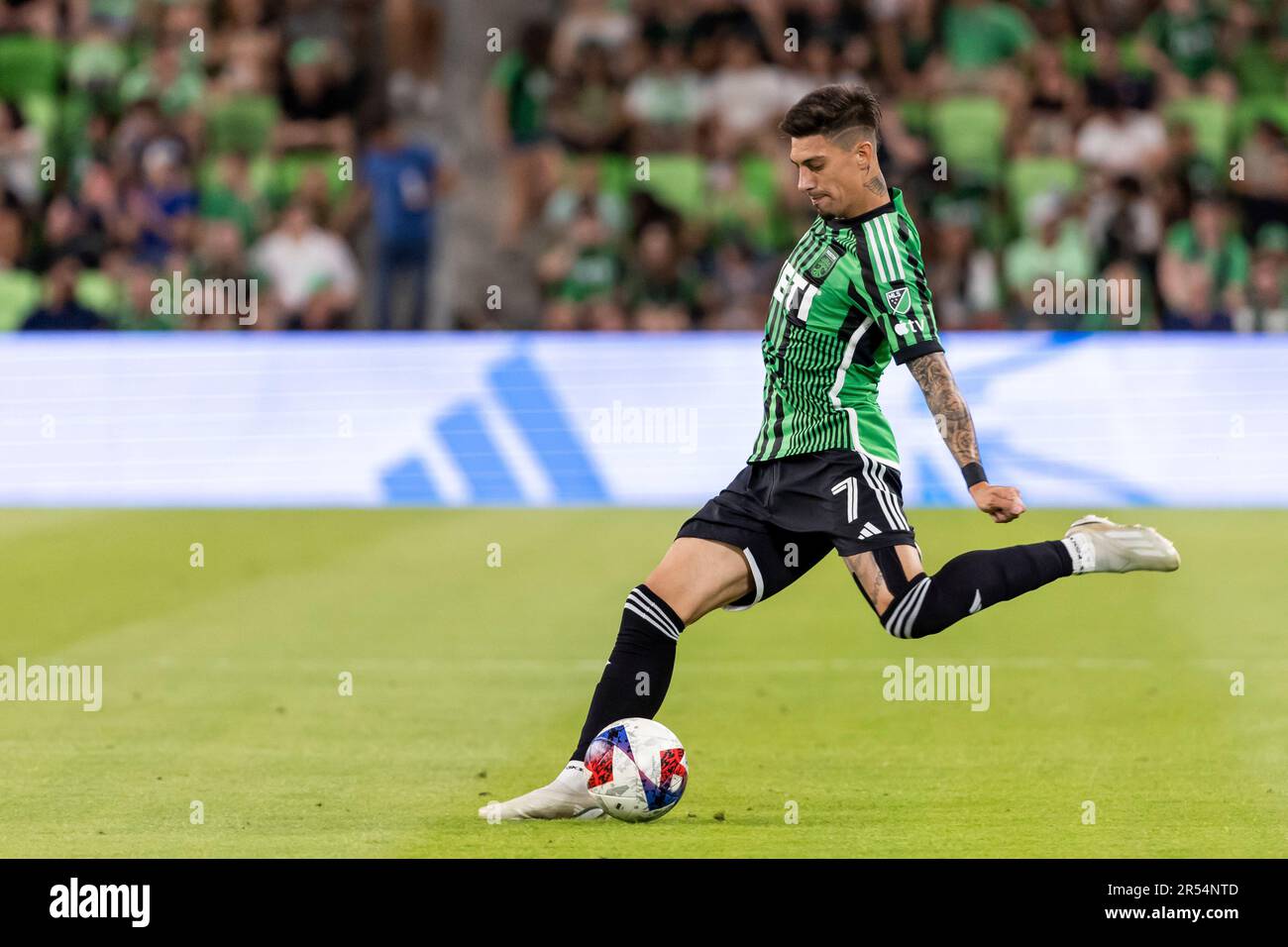 AUSTIN, TX - MAY 31: Austin FC midfielder Emiliano Rigoni (7) makes a ...