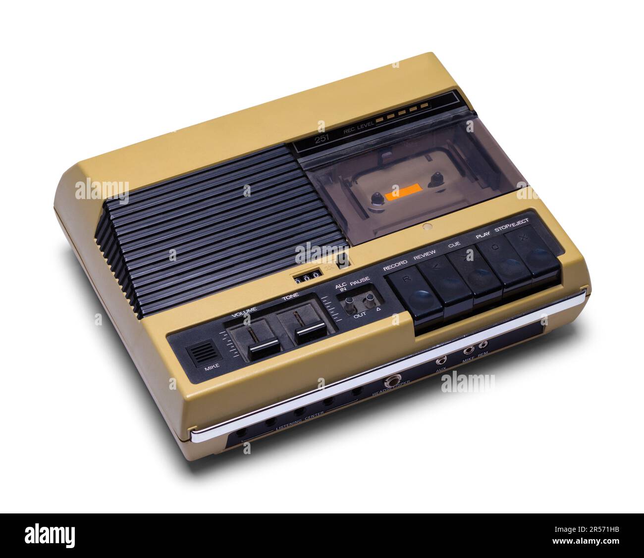 Tape cassette player Banque d'images détourées - Alamy