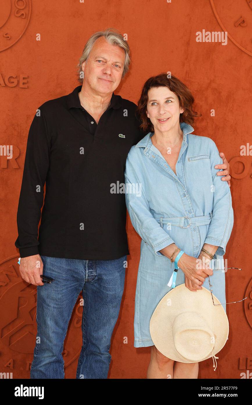 Paris, France. 01st juin 2023. Eric Viellard et Isabelle Gelinas au ...