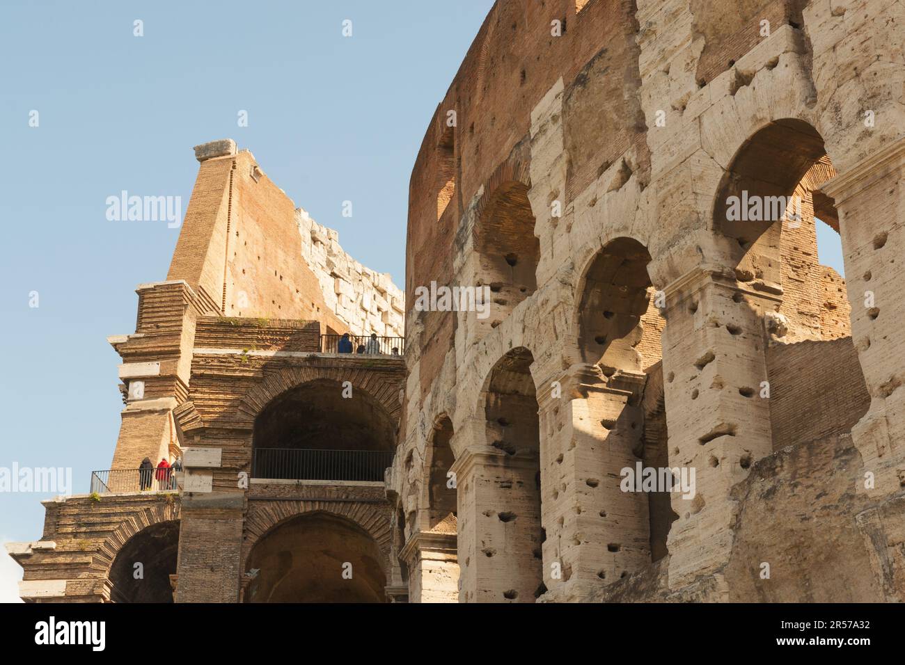 Rome Italie - 16 avril 2011 ; touristes élevés sur les paliers du ...