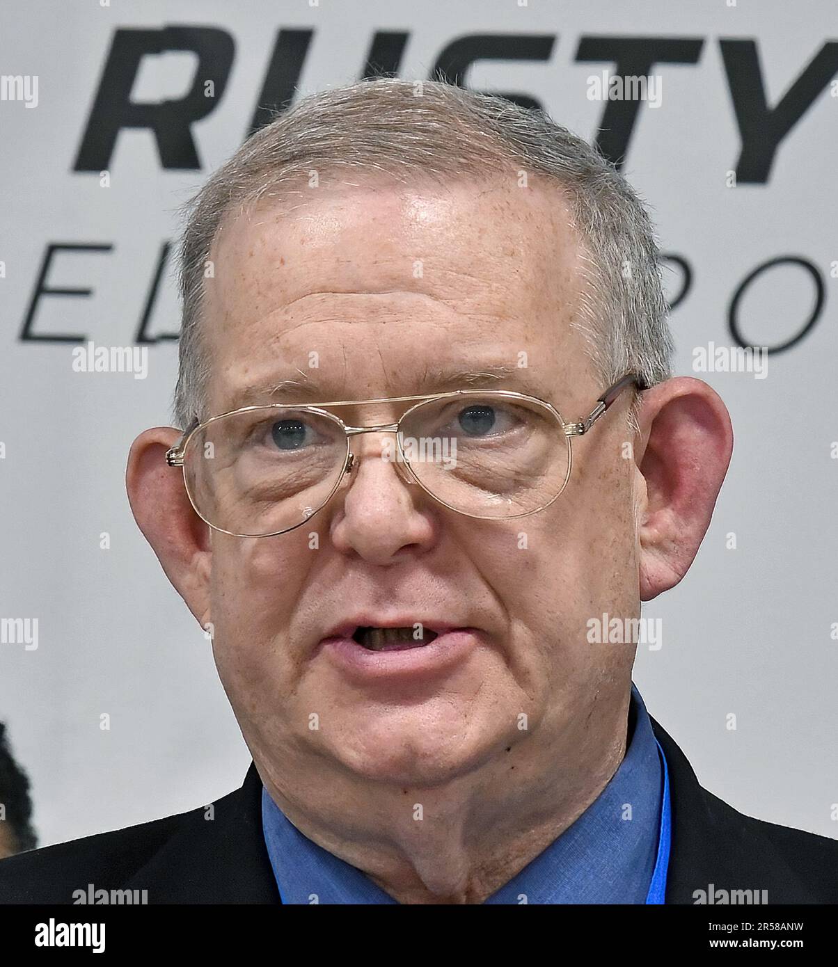 BURLINGTON, KANSAS - le 20 FÉVRIER 2023 Tim Carty le fondateur et ...